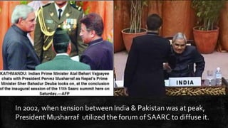 SAARC and Role of Pakistan in SAARC | PDF