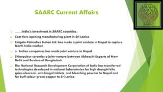 SAARC | PPTX
