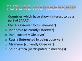 Saarc | PPTX