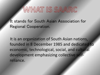 Saarc | PPTX