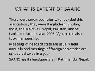 Saarc | PPTX