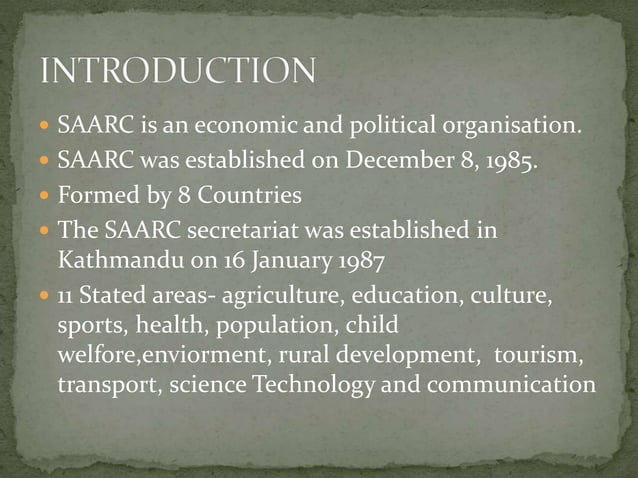 Saarc | PPT