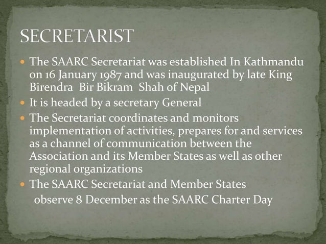 Saarc | PPT