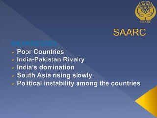 Presentation on SAARC | PPT