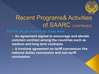Presentation on SAARC | PPT