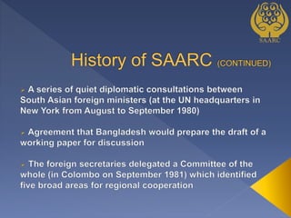 Presentation on SAARC | PPT | Free Download