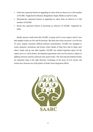 SAARC | PDF