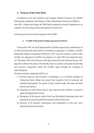 SAARC | PDF
