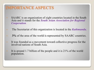 Saarc and Bimstec ppt | PPT