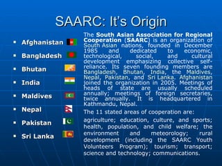 Saarc countries | PPT