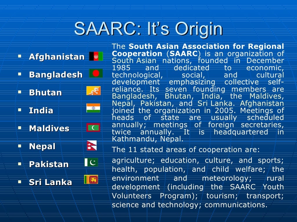 Saarc countries
