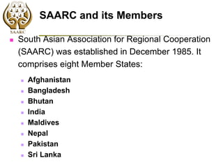 saarc literature member and observation.pptx | Economy | Business and ...