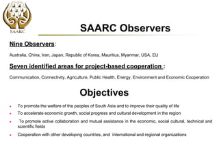 saarc literature member and observation.pptx | Economy | Business and ...