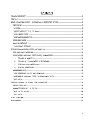 Saarc Oic Eco Report Pdf