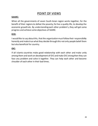 Saarc Oic Eco Report Pdf