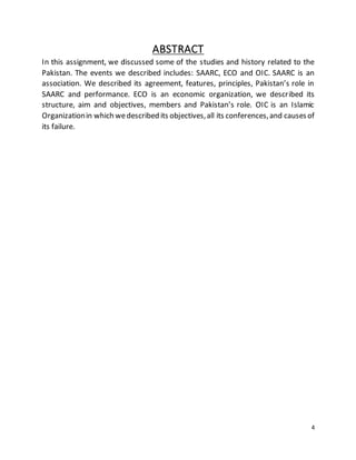 Saarc Oic Eco Report Docx