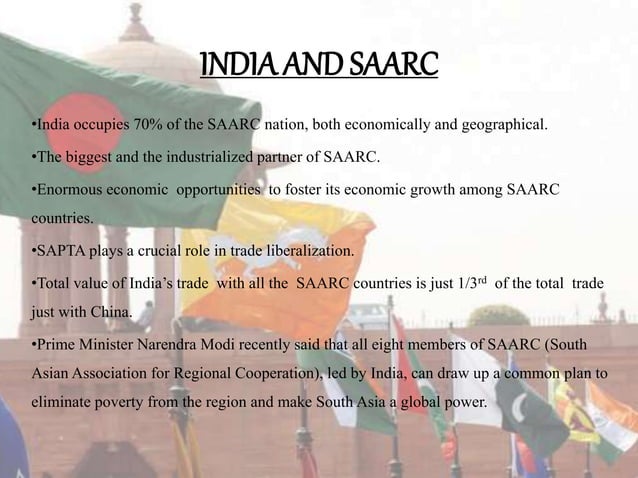 Saarc | PPTX | Political Issues & policy | Politics