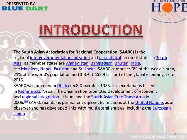 Saarc ppt | PPT