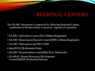 Saarc presetation | PPTX