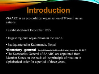 Saarc presetation | PPTX