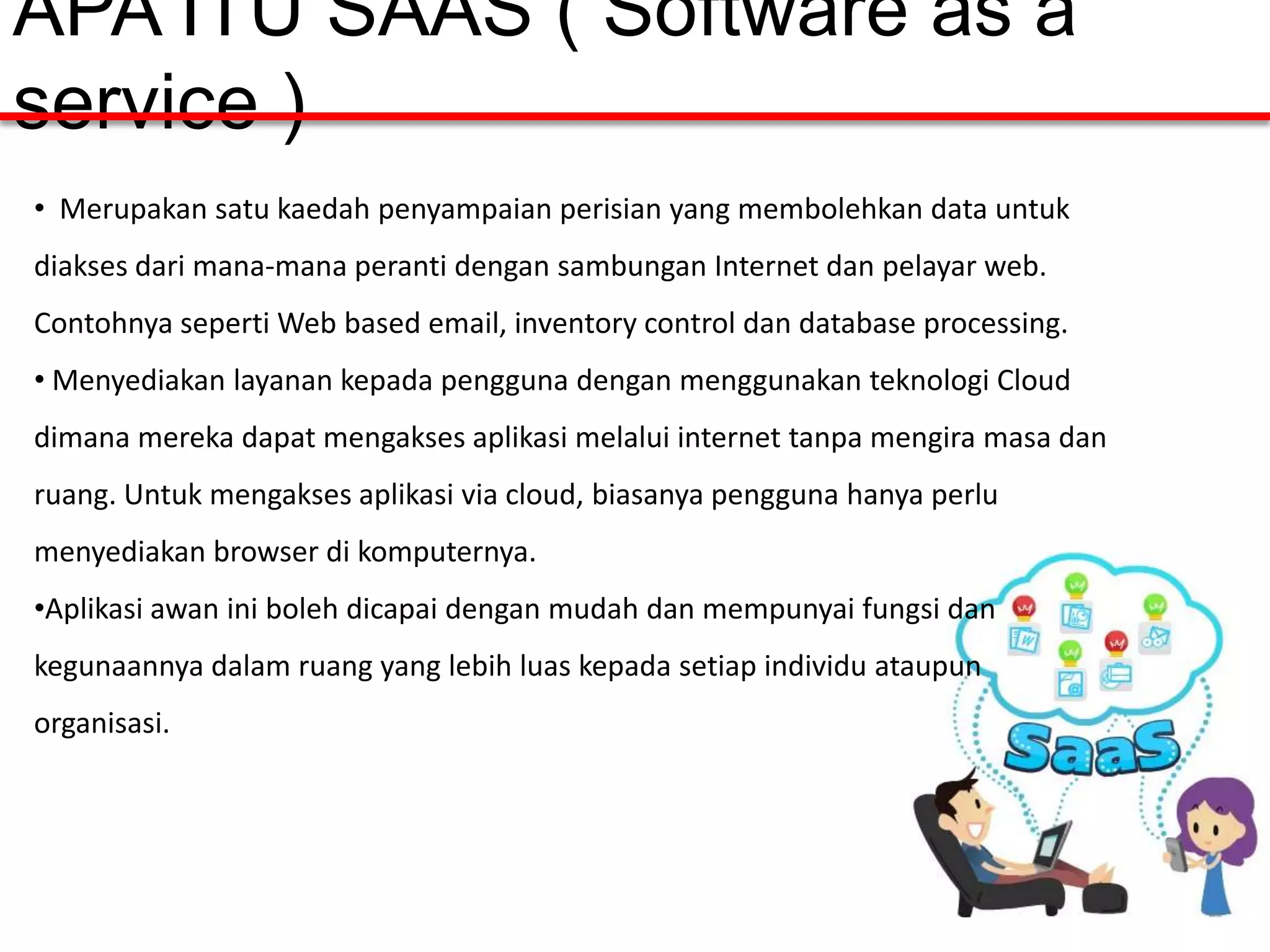 Software as a Service (Malay) | PPTX
