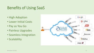 Case Study- Software as a Service (SaaS) | PPTX