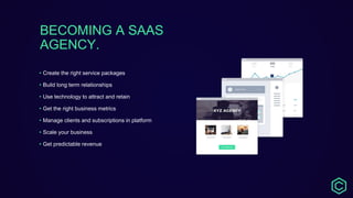 Saas business model for digital agencies | PPTX
