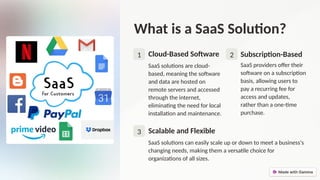 SaaS vs. Custom Software Development - Which to Choose? | PPTX