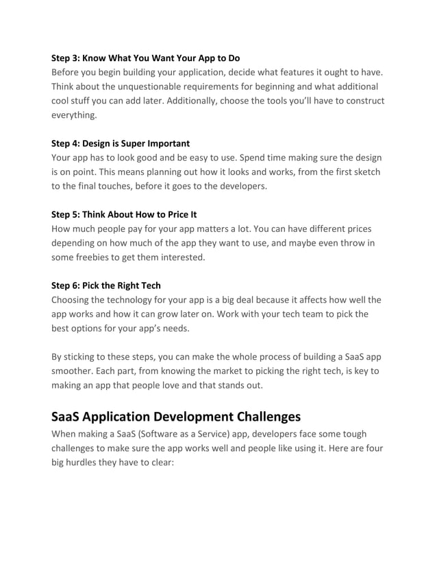 SaaS Application Development Explained in 10 mins | PDF SaaS Application Development Explained in 10 mins | PDF