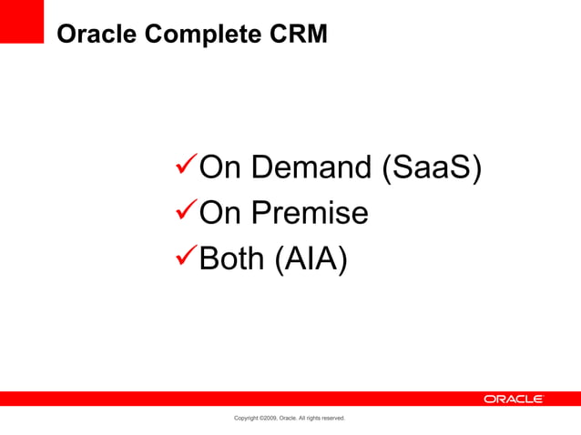 Oracle SaaS Applications Overview | PPT | Operating Systems | Computer ...