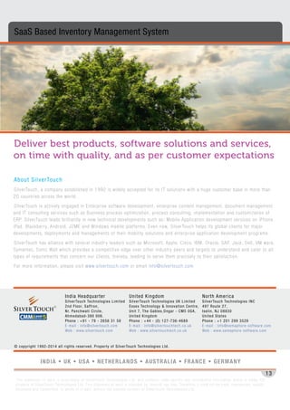 Saa s based inventory management system | PDF