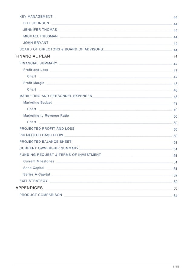 saas business plan example | PDF | Sales | Business