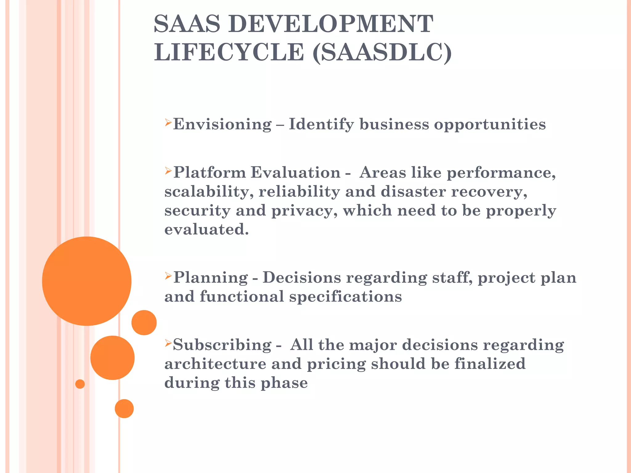 Saas development lifecycle | PPT