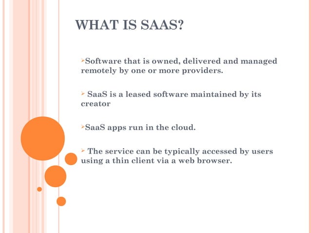 Saas development lifecycle | PPT