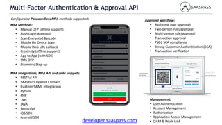 2022 APIsecure_Passwordless Multi-factor Authentication Security and Identity | PPT