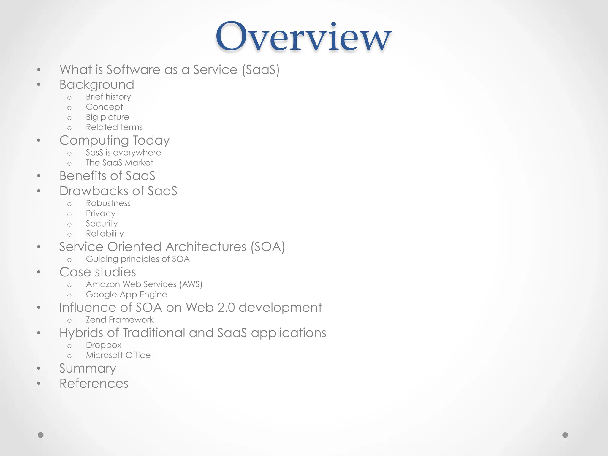 SaaS Introduction - What is SaaS Mean and Examples | PDF