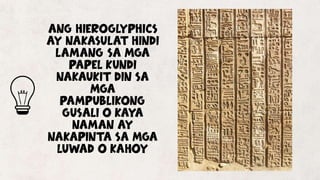 Pamana ng Kabihasang Egyptian | PPTX