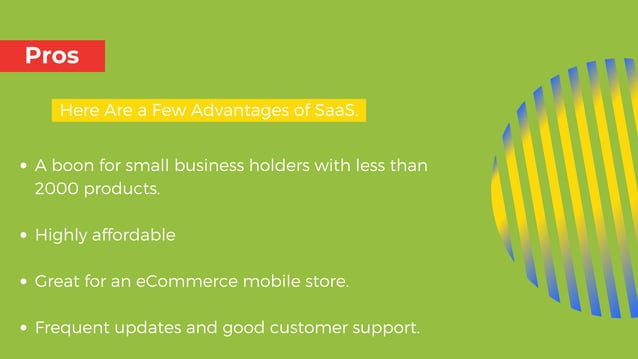 SaaS vs Custom E-commerce Platform - Pros and Cons | PPT