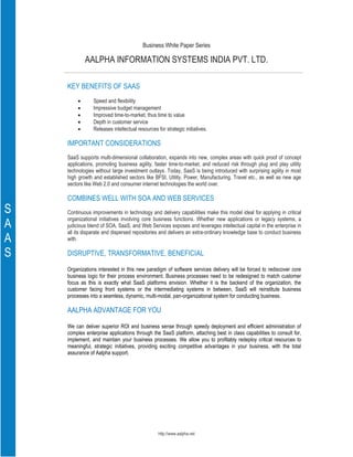 Saas Whitepaper | PDF