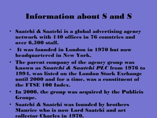 Saatchi and saatchi | PPT