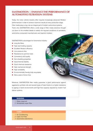 Saati filtration saatimotion | PDF