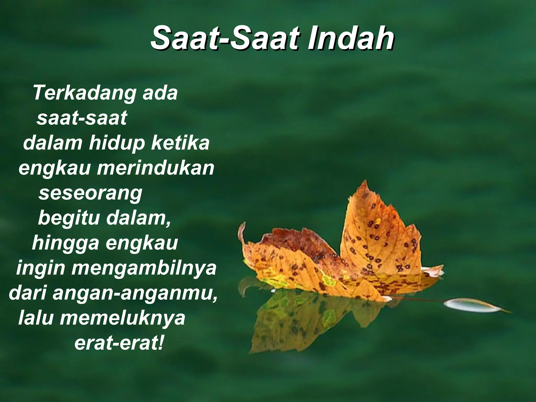 Saat indah | PPT