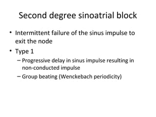 ECG Lecture: Sinus arrest, sinoatrial exit block, AV block and escape ...
