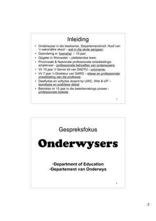 SAAWK Gehalte of Kwaliteit Onderwys | PDF
