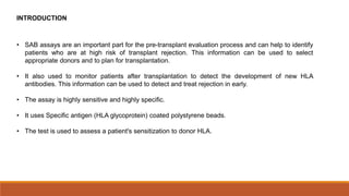 Luminex Single Antigen Bead Assay | PPTX