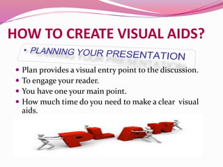Creating And Discussing Visual Aids PPTX Creating And Discussing Visual Aids PPTX