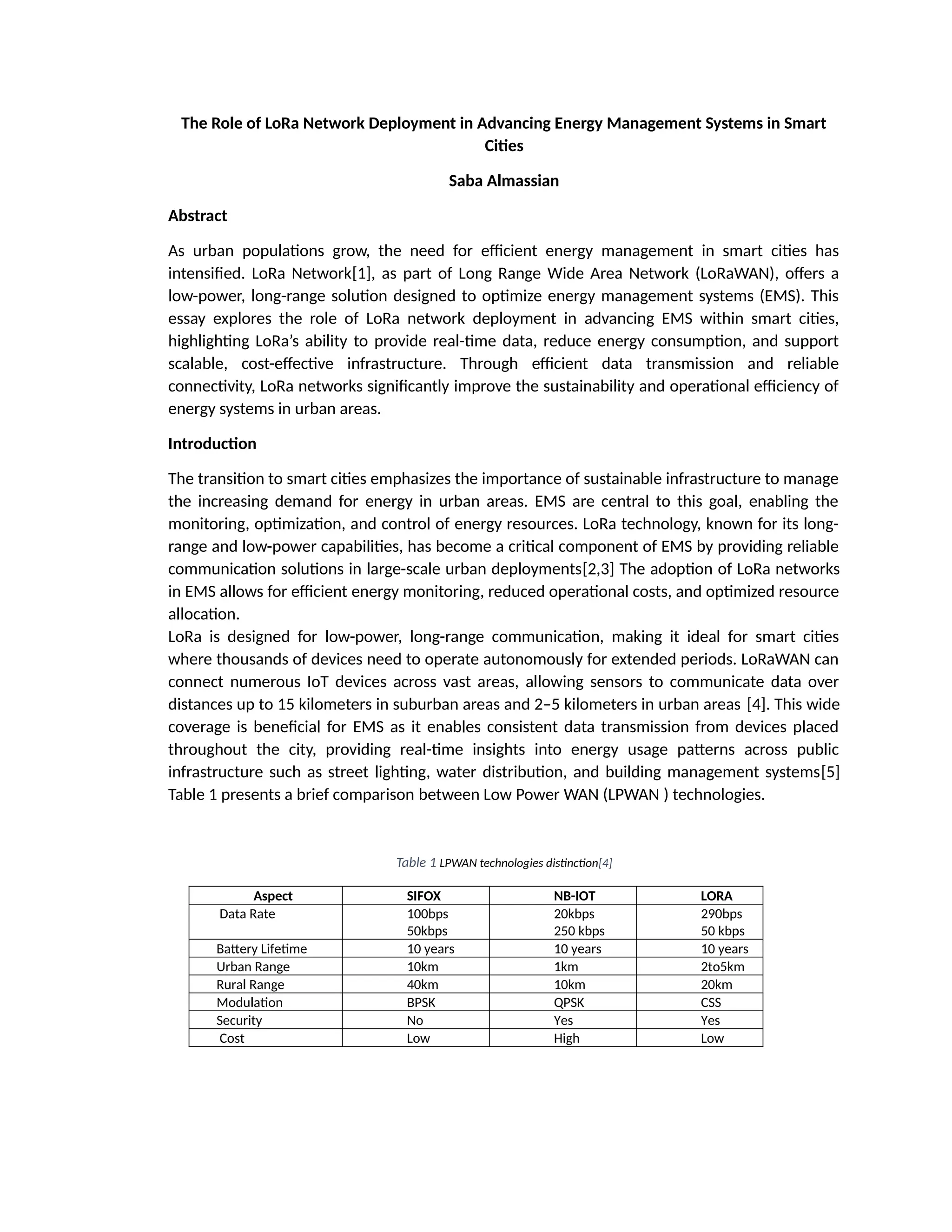 loRaWAN- Low power wireless wide area network | PDF