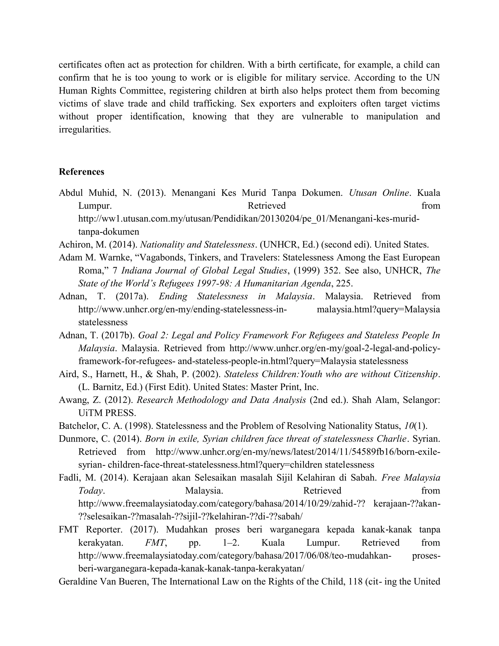 Sabahan Stateless Kids | PDF | Adoption and Fostering | Parenting