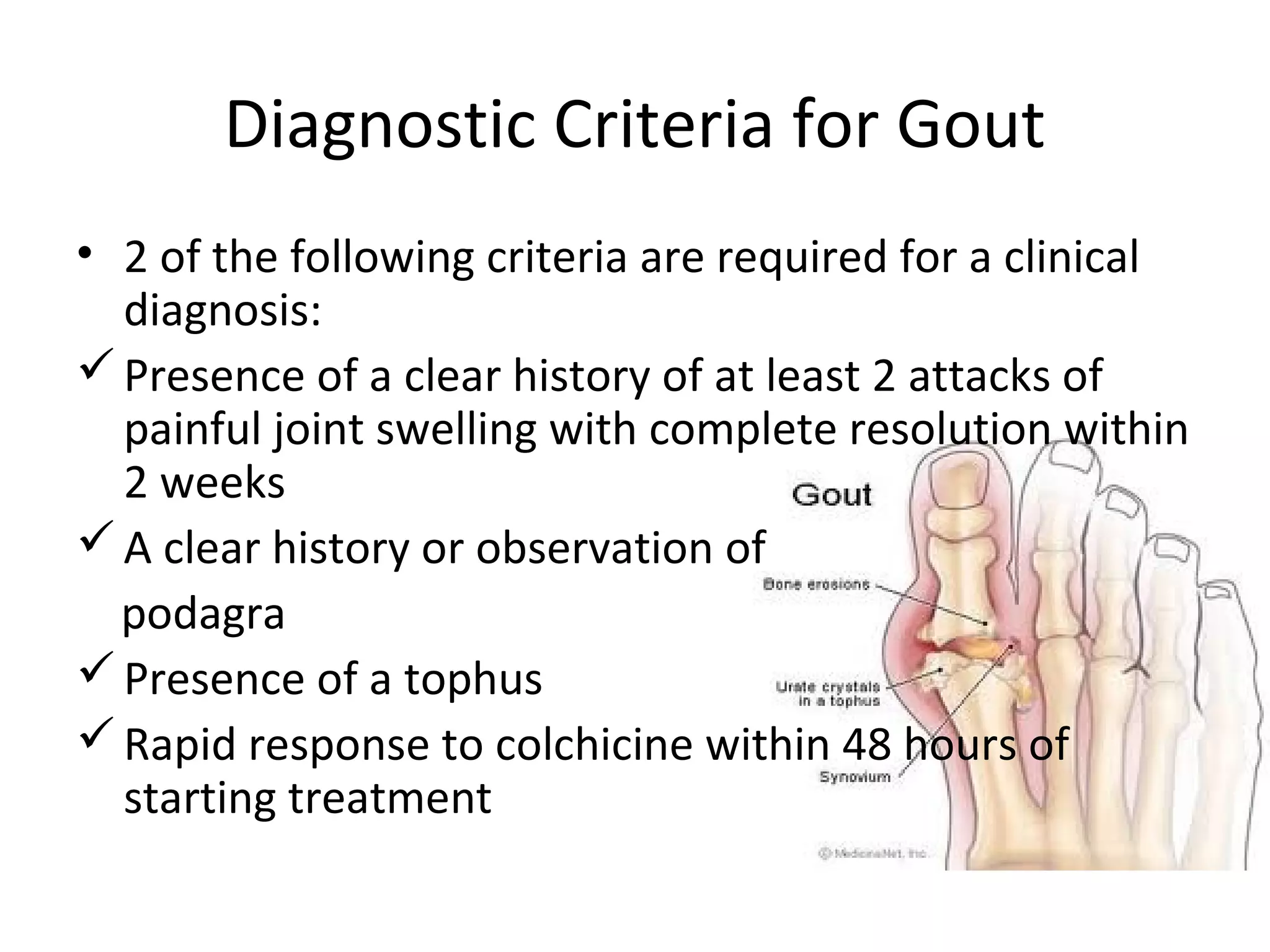 Sabah ( Malaysia) rheumatology update gout 2016 | PPT