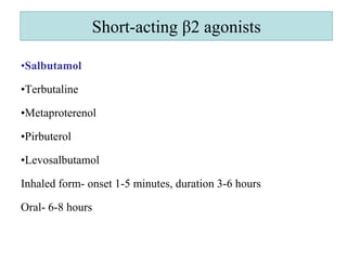 Short Acting Beta-2 Agonists (SABA) in Asthma | Jindal Chest Clinic ...